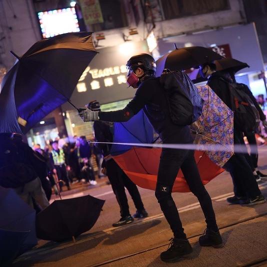 Violence still mars Hong Kong's luster