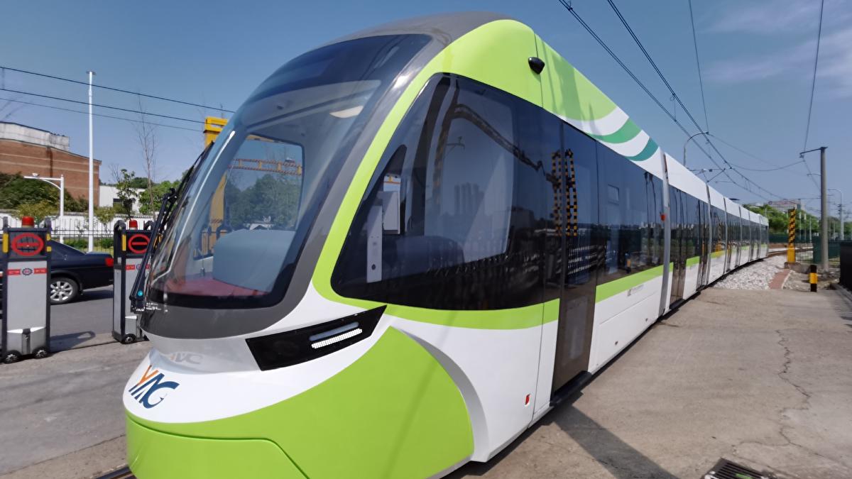 China unveils world's first self-driving tram