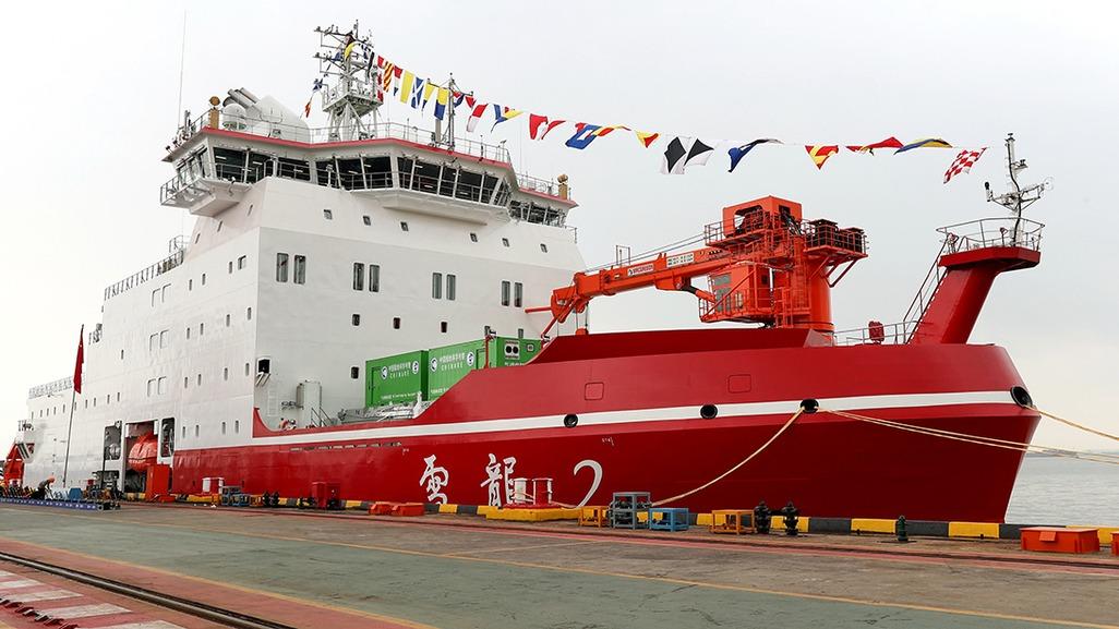 Chinese icebreaker Xuelong 2 completes Antarctic expedition