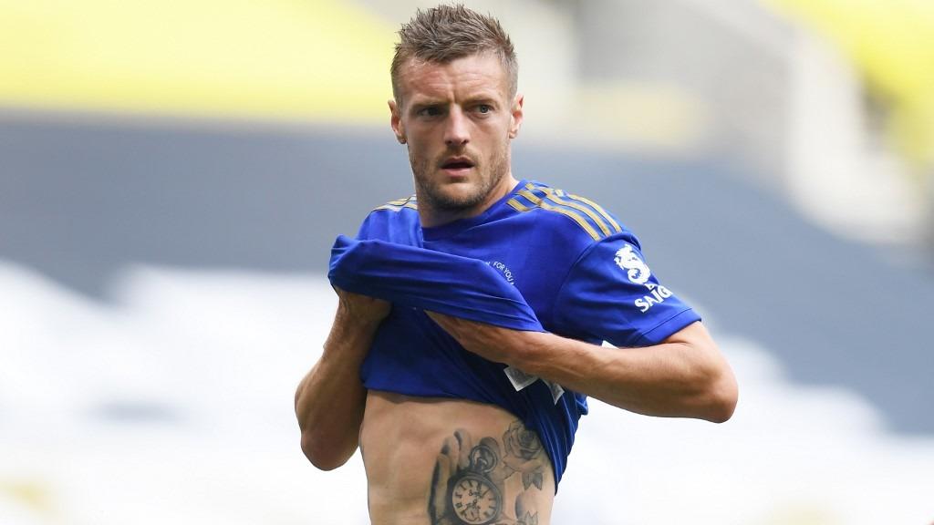 100-goal milestone yet to sink in, says Leicester's Vardy