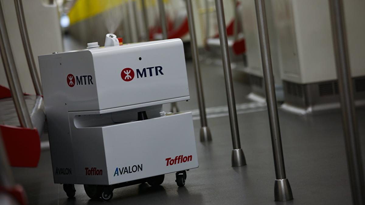 MTR enlists homegrown robots to sterilize trains, stations
