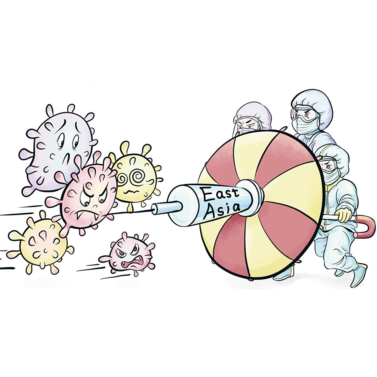 East Asia mainstay in pandemic fight