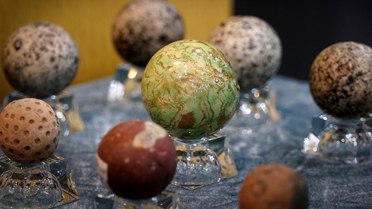 'Fore' father of modern golf balls on display