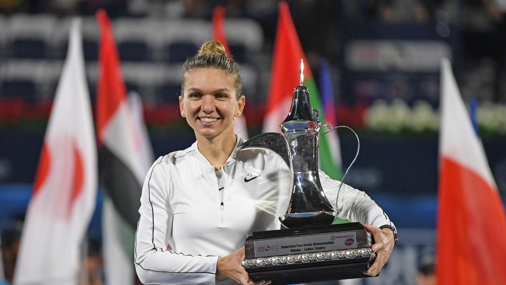 Halep wins 20th career title in Dubai