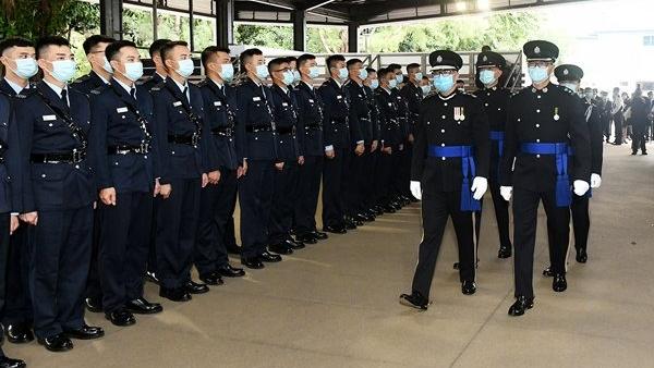 Police chief urges officers to fulfill aim of safeguarding HK