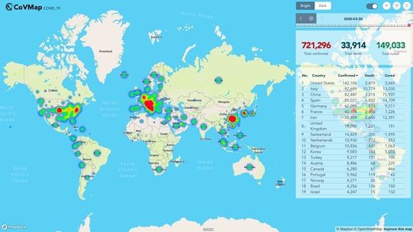Mapping the outbreak